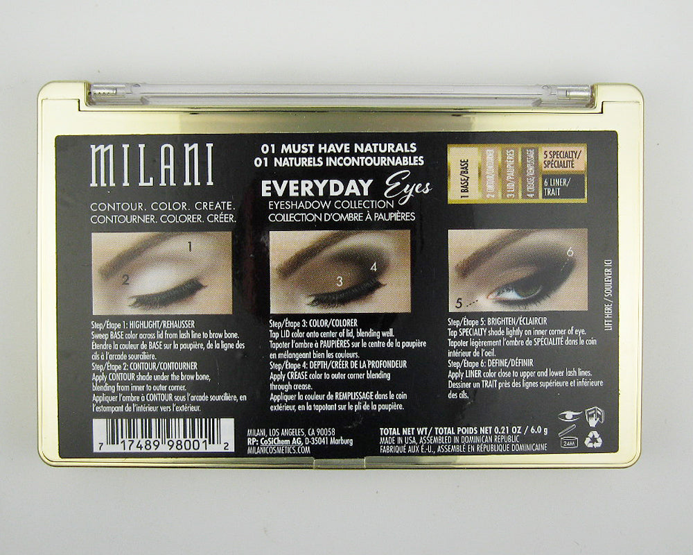 Street Fair Cosmetics — Milani Everyday Eyes Eyeshadow Collection