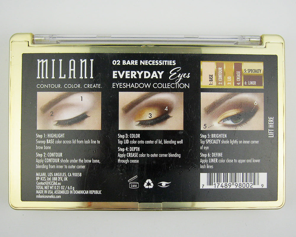 Street Fair Cosmetics — Milani Everyday Eyes Eyeshadow Collection
